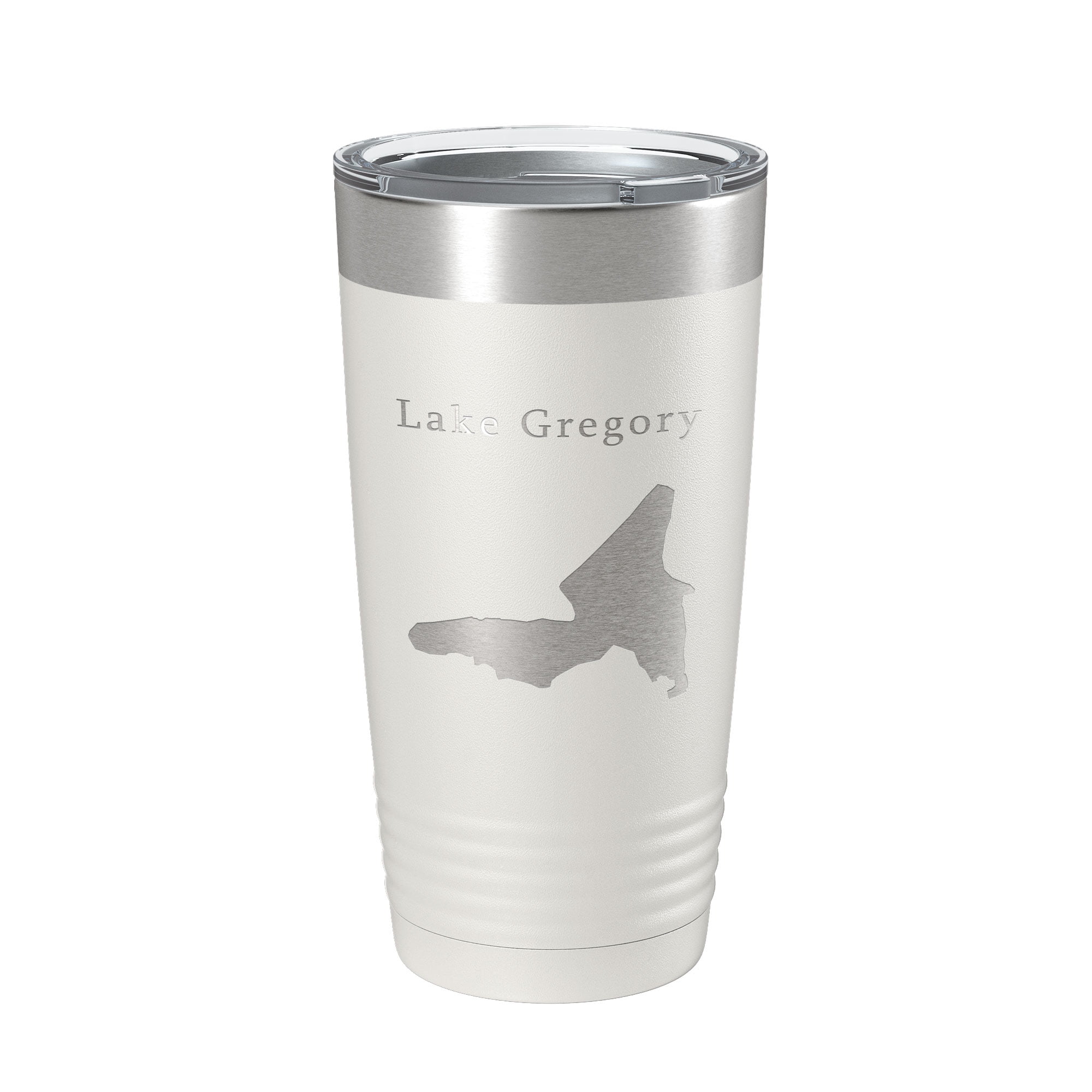 Lake Gregory Map Tumbler Travel Mug Insulated Laser Engraved Coffee Cup ...