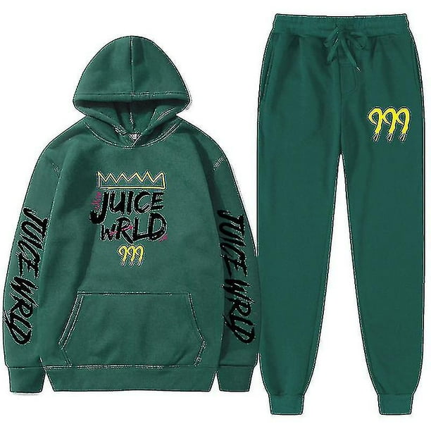 New Juice World Hoodie Suit Sweatshirt + Jogging Pants Juice Wrld Juice ...