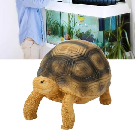 Spptty Tortoise Ornament Pet Animal Figurine Resin Home Decoration For ...