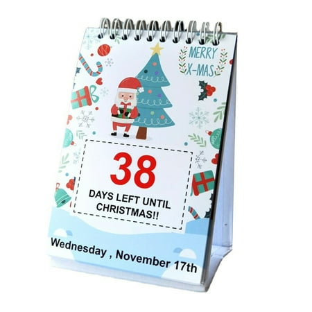 IKemiter 100 Days Christmas Countdown Desk Calendar 2021 Advent ...