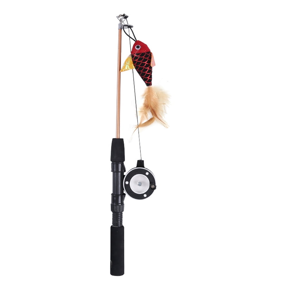 Click here for Cattoycanadasale Cat Toy Fishing Rod Realistic Fis... prices