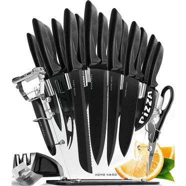 Hampton Signature™ Rorik Red - 14 Piece Knife Block Set - Walmart.com