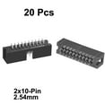 20Pcs 2.54mm Pitch 2x10-Pin 2 Row Straight Box Header Connector PCB ...
