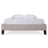 Florida Upholstered Platform Bed Frame in Pebble Beach, Queen or King ...