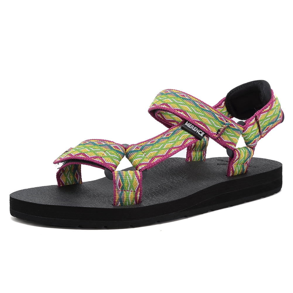 EQUICK Women’s Arch Support Athletic Sandal Yoga Mat Insole Beach Shoes ...