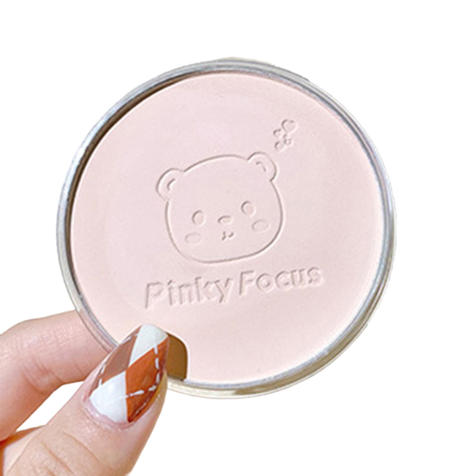 Loose Powder Non-sticky Smiling Bear Print Refreshing Long Lasting ...