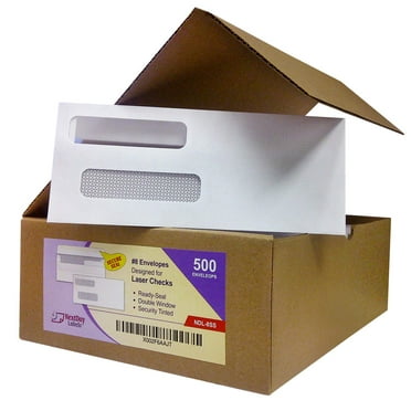 Double Window Security Envelopes for Business Checks, QuickBooks ...