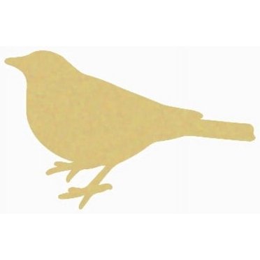 Sparrow Bird Solid Wood Shape Unfinished Piece Cutout Craft DIY ...