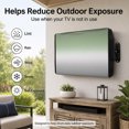 Sage Green Outdoor TV Cover 40 to 43 Inch and Grey Ombre Color Gradient ...