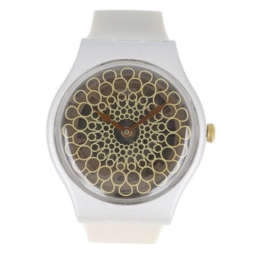 Swatch LK396 Women's Essentials Casual Blue Wrist Watch with Silicone ...