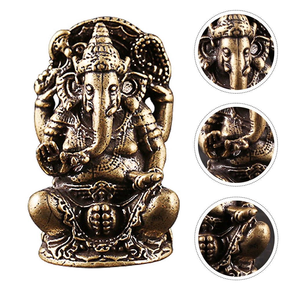 Buy Statue Sculpture Figurine Hindu Lord Ganesh Wealth Tabletop ...