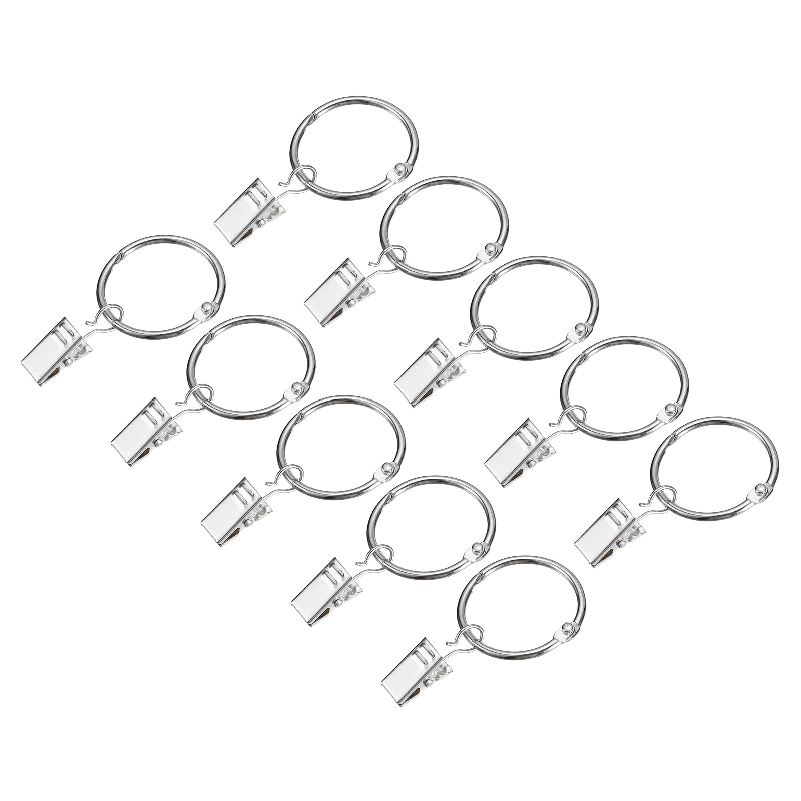 Click here for Unique Bargains Curtain Rings With Clips  40pcs Dr... prices