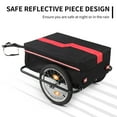 Bike Cargo Trailer Foldable Bicycle Cart Wagon Trailer with Waterproof Cover - Walmart.com