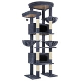 Globlazer Corner Cat Tree, 84" Multilevel Large Cat Tree Tower for ...