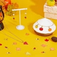 1 Set 60Pcs 12 Styles Autumn Alloy Enamel Pendants Maple Leaf & Acorn ...