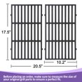 7637 Cast Iron Grill Grates for Weber Spirit II E-210, E-220, S-210 & S ...