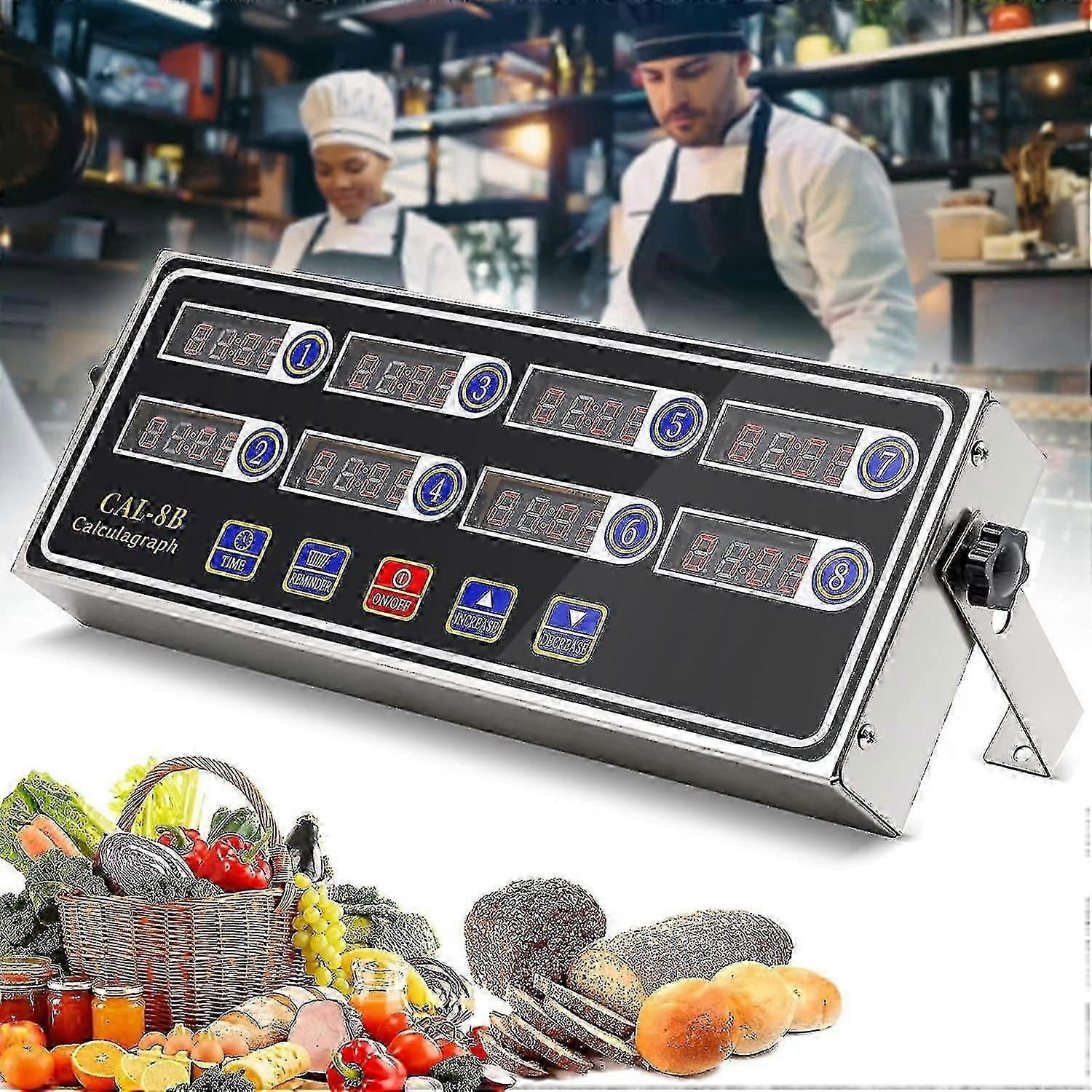 2026 Commercial Kitchen Timers - 8-channel Digital Timer For Cooking ...