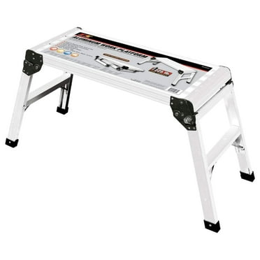 Costway HD EN131 Aluminum Platform Drywall Truck Step Up Folding Work ...