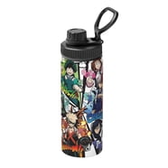 JUST FUNKY My Hero Academia Glass Todoroki Plastic Multicolored Water ...