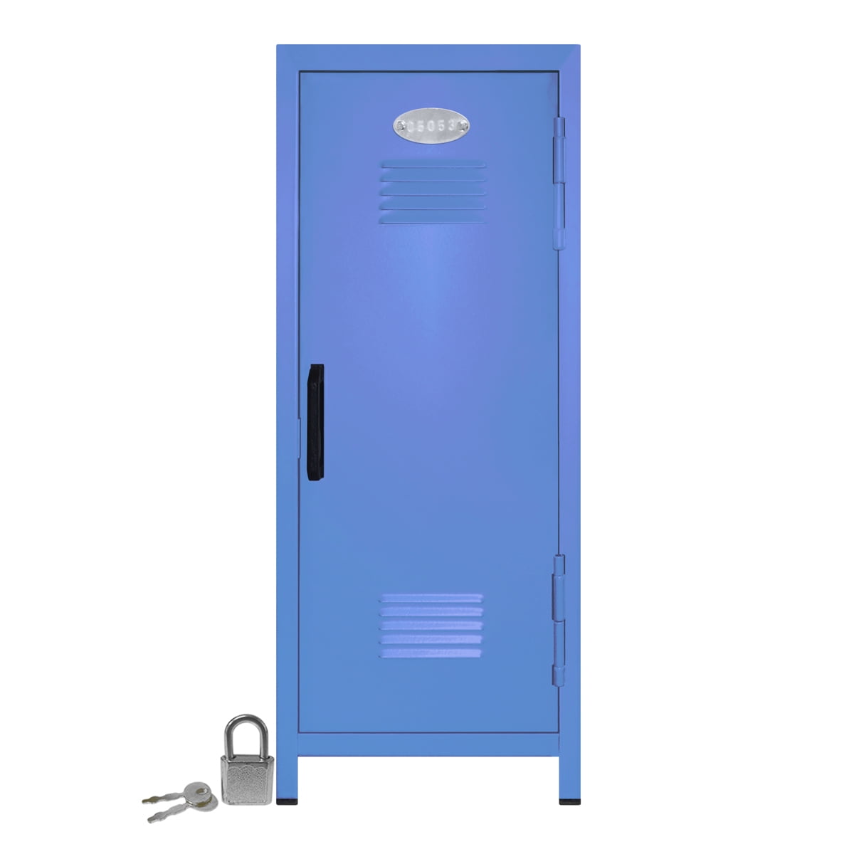 Metal Mini Locker with Lock and Key Pastel Blue -10.75" Tall - Walmart.com