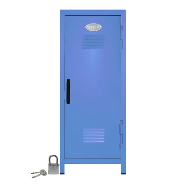 Metal Mini Locker with Lock and Key Pastel Blue -10.75" Tall - Walmart.com