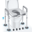 Equate Steel Foldable 3-in-1 Bedside Toilet Commode, 400 lb Weight ...