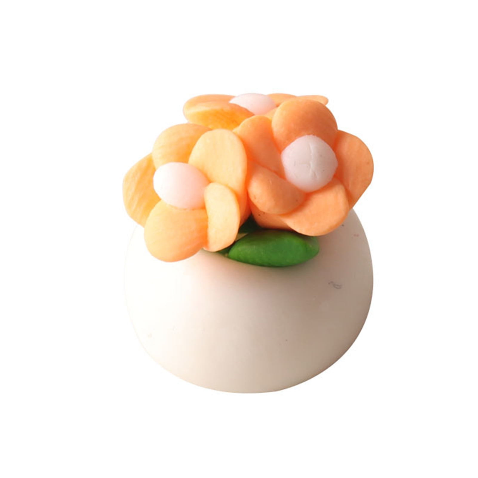 Skindy Realistic Dollhouse Flower - High-Reduction Mini Flower Potted ...