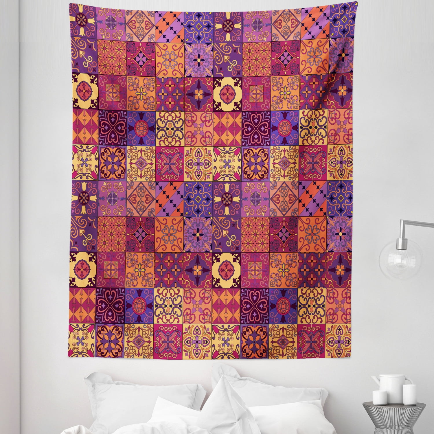 Spanish Tapestry, Azulejo Moroccan Tiles in Vibrant Historical Cultural ...