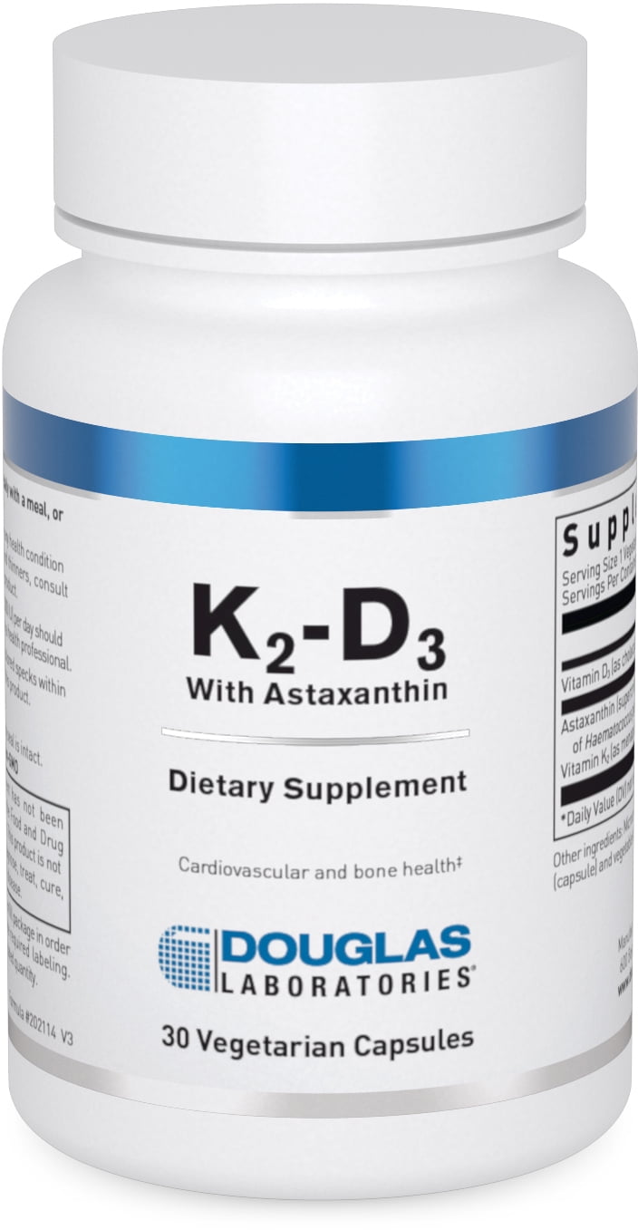 Douglas Laboratories K2-D3 With Astaxanthin | Antioxidant Support for ...