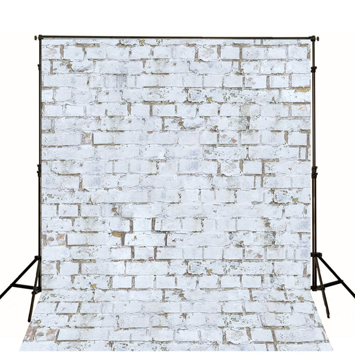 HelloDecor Polyester Fabric 5x7ft White Wall Photography Backdrop ...