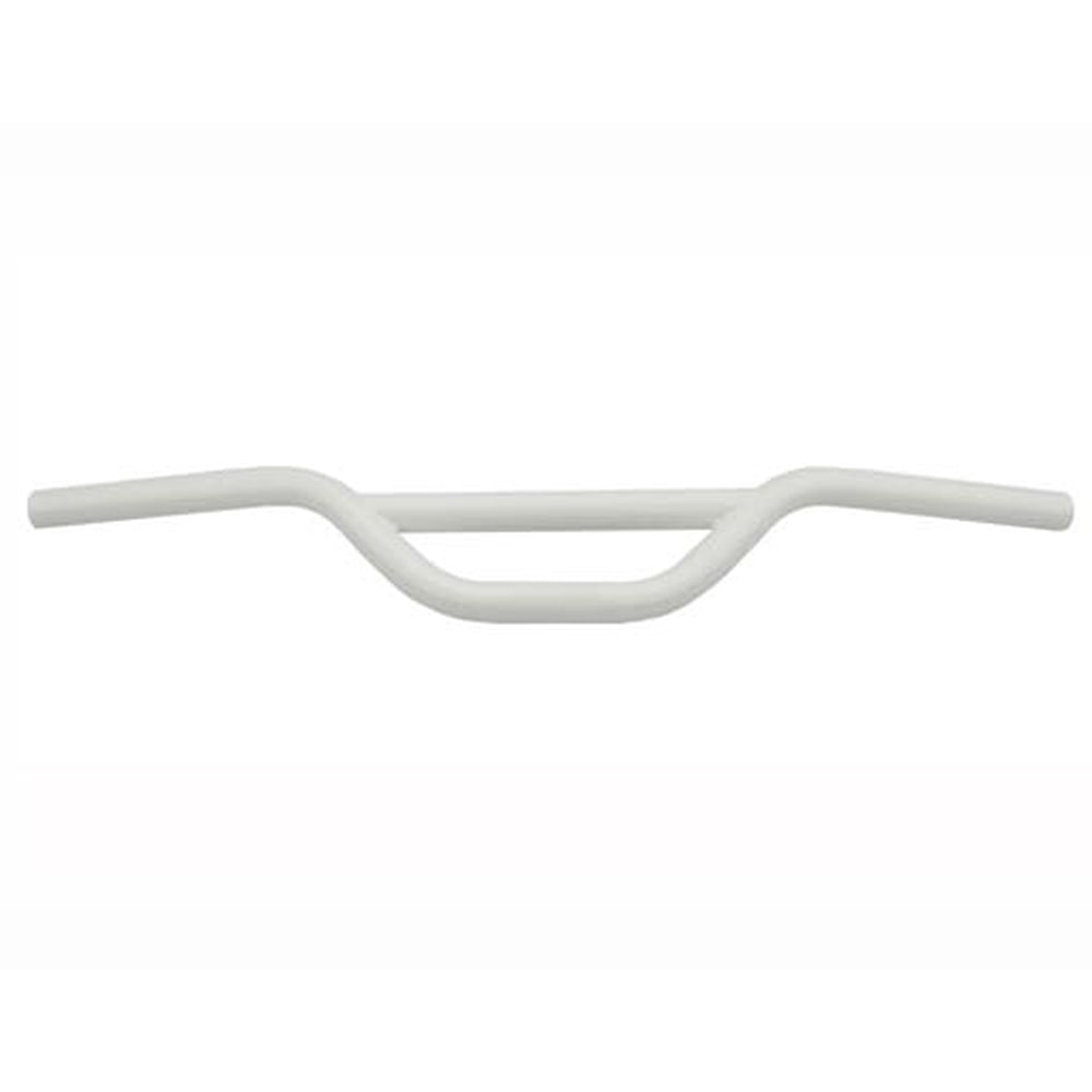 Handlebar 877S Steel 22.2mm White. Bike handle bar, bicycle handle bar ...