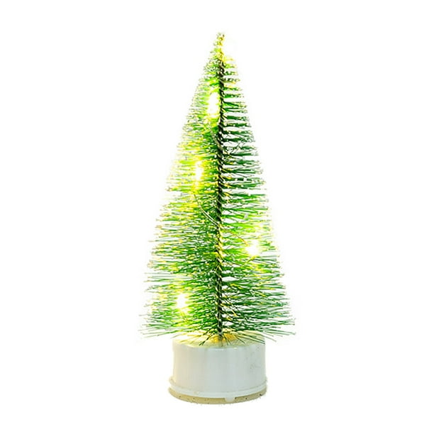 Miniature Lighted Christmas Trees