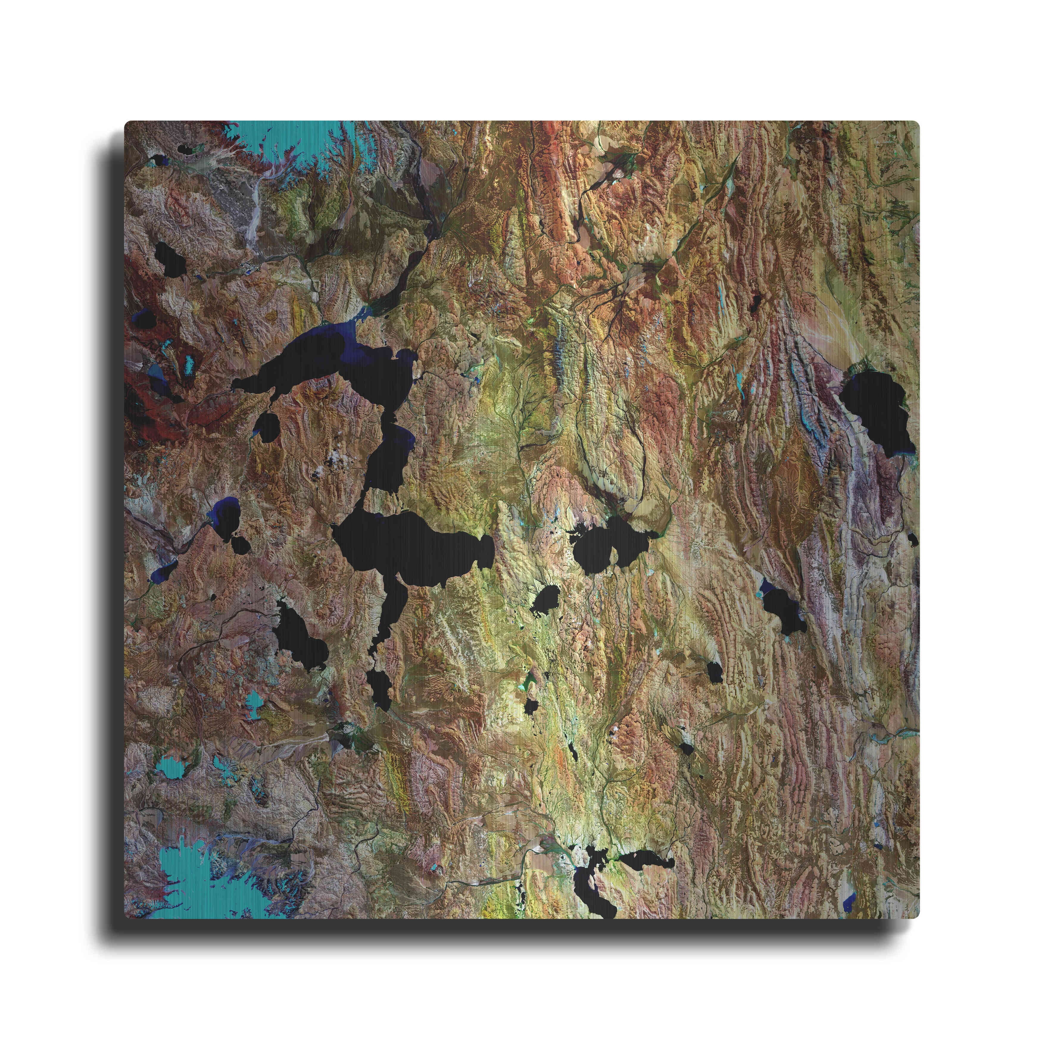 Luxe Metal Art 'Earth as Art: Roof of the World,' Metal Wall Art, 12 ...