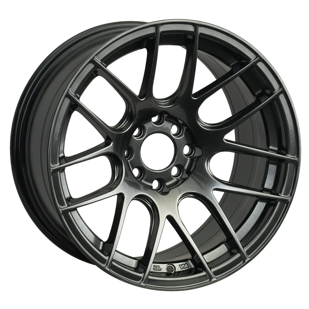 XXR 530 17x7 4x100/4x114.3 35et Chromium Black Wheel - Walmart.com ...