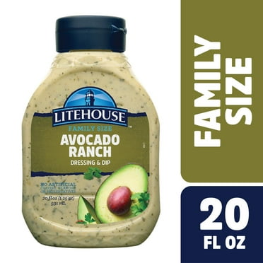 Litehouse Homestyle Ranch Creamy Dressing & Dip, 20oz Bottle ...
