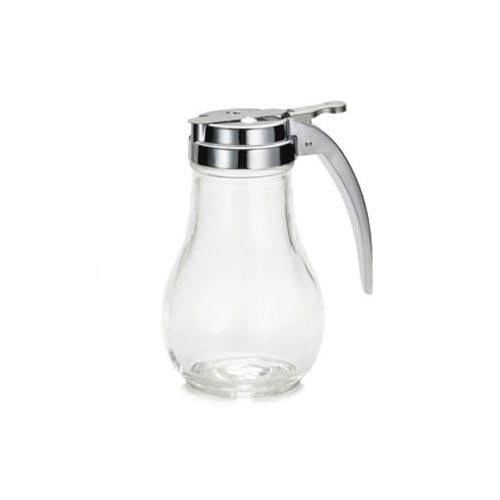 Tablecraft - C414 - 14 oz Glass Teardrop Syrup Dispenser - Walmart.com