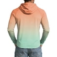 BRANROY Mens UPF50+ Long Sleeve Sun Shirt - UV Resistant Hooded Top for ...