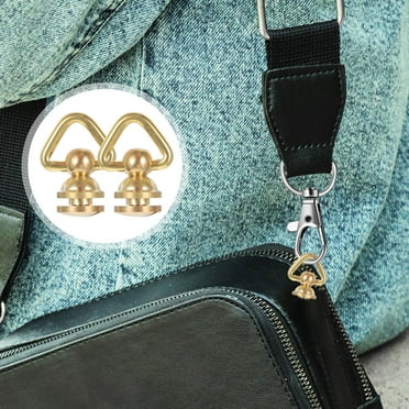 4Pcs D Ring Rivet Studs Screw Metal Round Head Chicago Stud Screw 360 ...