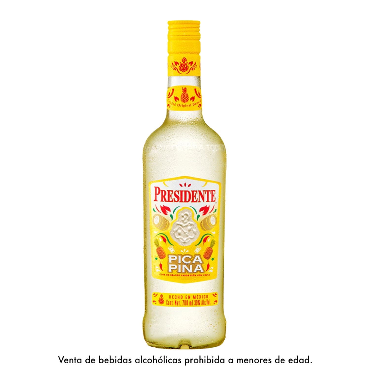 Licor de Brandy Presidente Pica Piña 750 ml | Walmart en línea