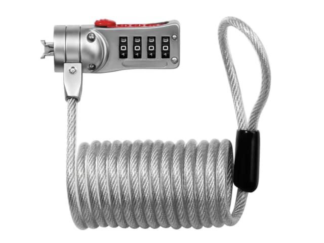 Master Lock - Combi Computer Cable Lock 1.8m x 5mm - Walmart.com