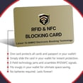 GJX Rfid Blocking Cards,3 Pack One Card Protects Entire Wallet Purse ...