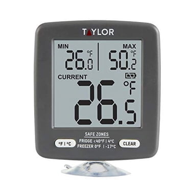 Taylor Digital Safety Zone Plastic Appliance Thermometer for ...