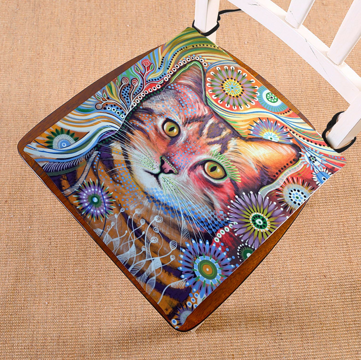ZKGK Animals Kitten Cat Seat Pad Seat Cushion Chair Cushion Floor ...