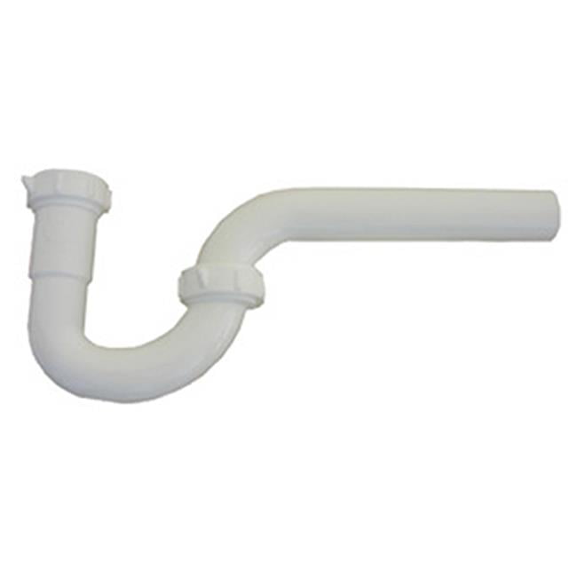 Larsen Supply 03-4211 1.25 in. White PVC Lavatory Drain P-Trap ...