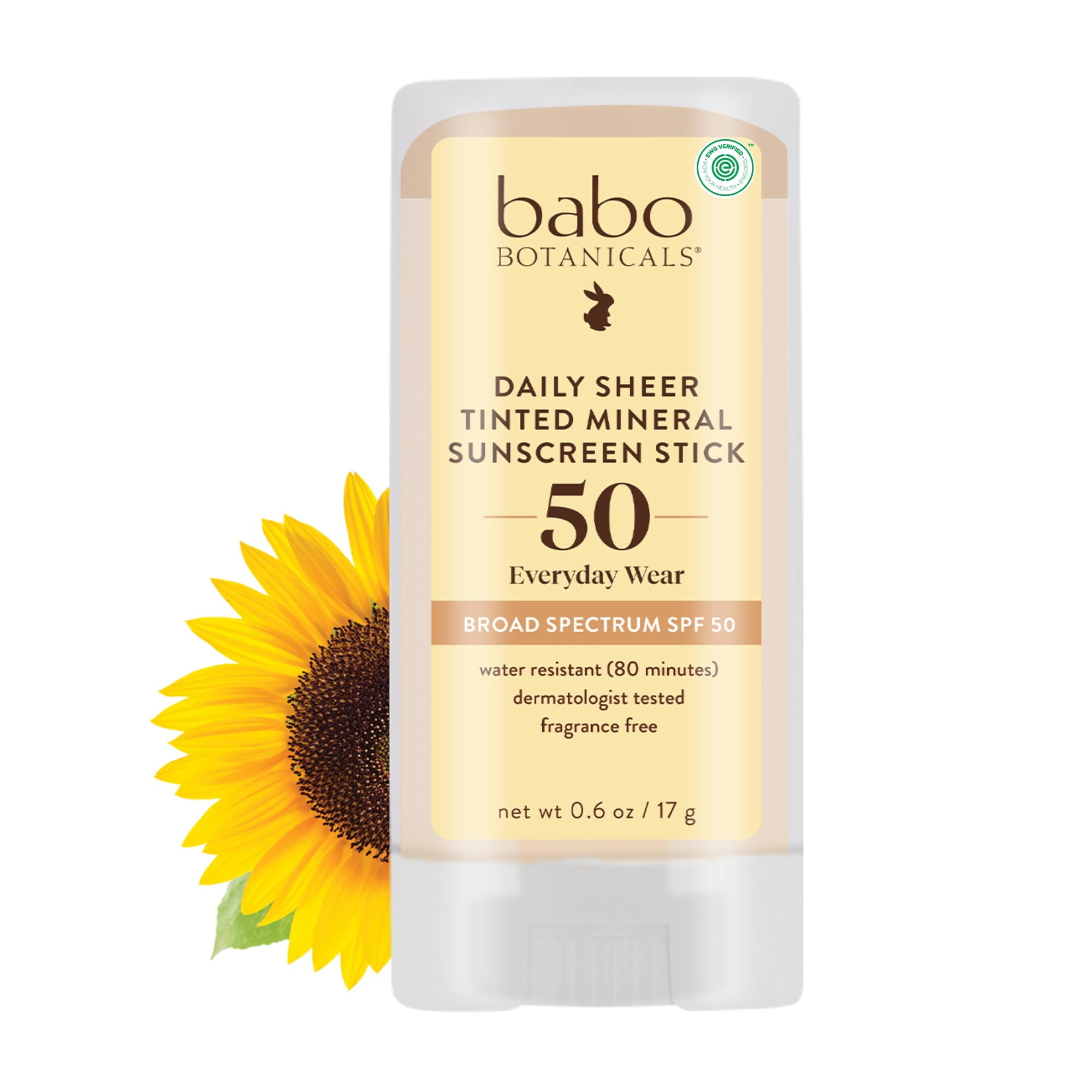 Protector solar en barra Babo Botanicals Daily Sheer Mineral SPF50 ...