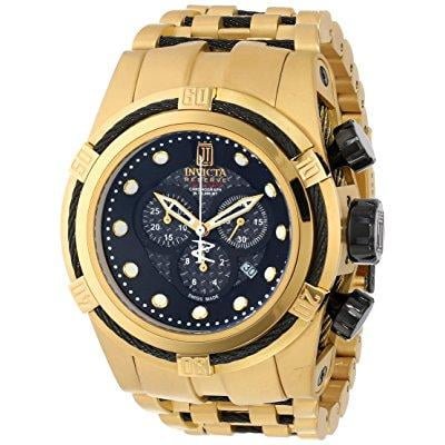 Invicta Men's 14432 Jason Taylor Analog Display Swiss Quartz Gold Watch ...