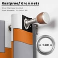 Abstract Art Outdoor Curtains, Orange Black Gray Splice aterproof ...