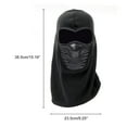 CURUK Men's Windproof Fleece Ski Balaclava - Full Face & Neck Cover ...