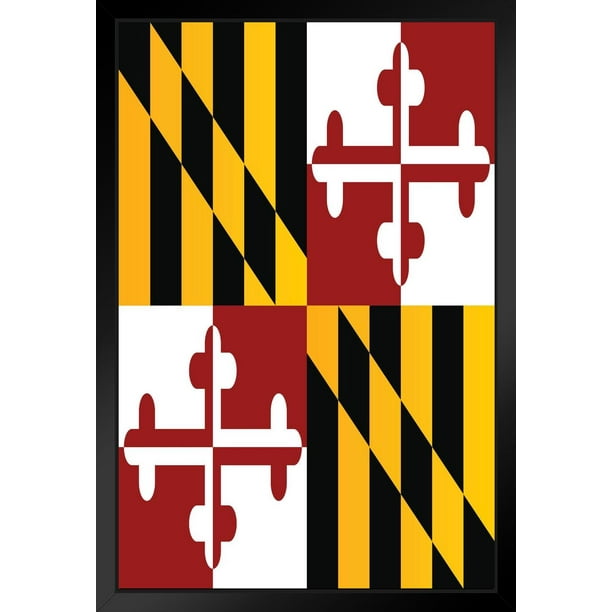 Maryland Annapolis DMV State Flag Patriotic Posters American Flag ...
