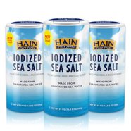 (8 Pack) Hain Pure Foods Iodized Sea Salt, 21 Oz - Walmart.com